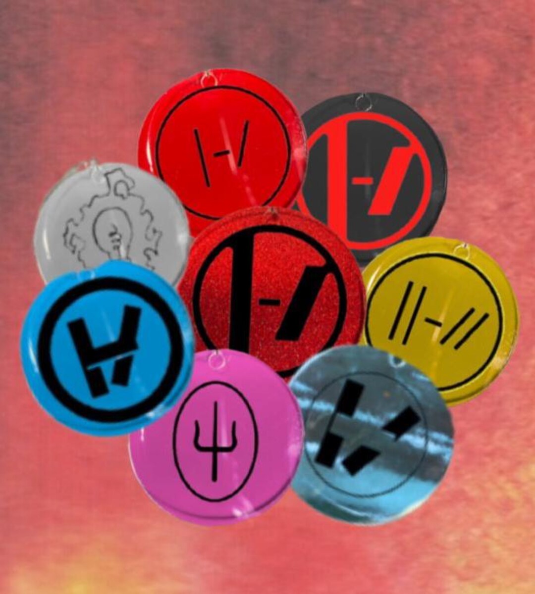 Twenty One Pilots Album Keychain - Etsy