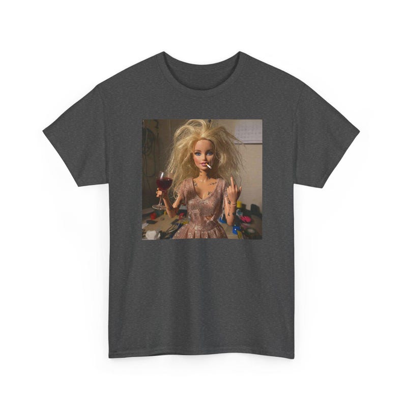 Disheveled Barbie Doll T-shirt | Retro Doll Photo Tee - Etsy
