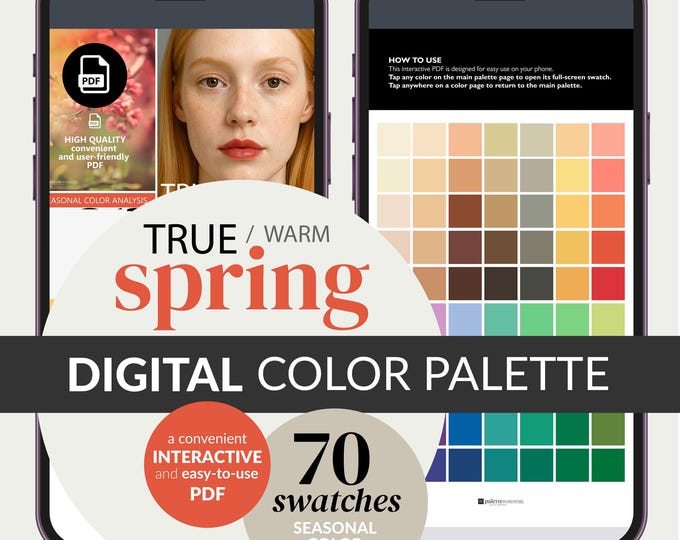 Season Color Palette, 120 Colors, 4 Swatches, HEX Codes, Summer, Autumn ...