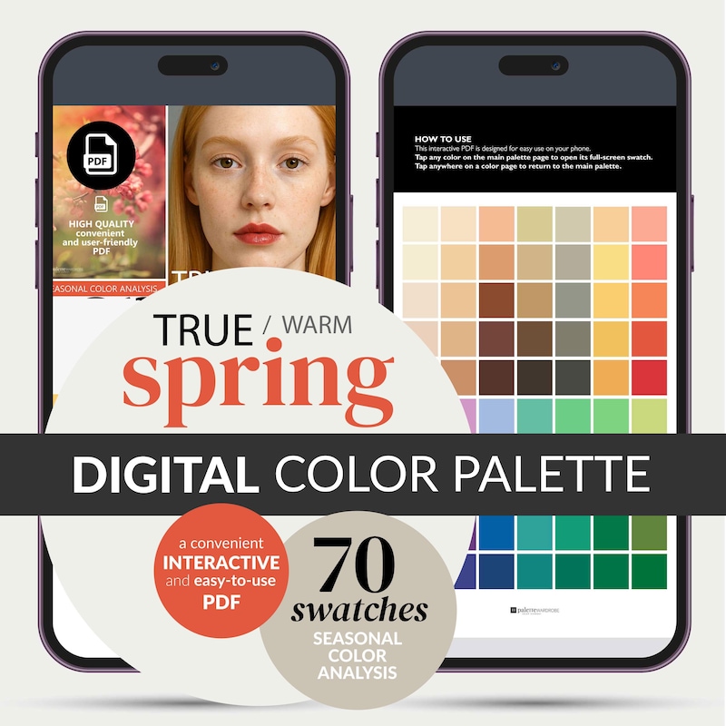 Warm Color Palette - Etsy