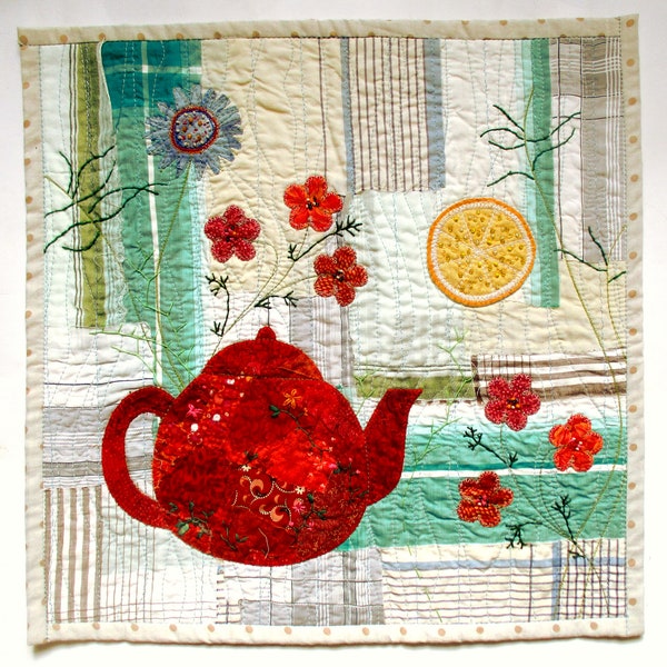 Art Quilt Wall Hanging Etsy