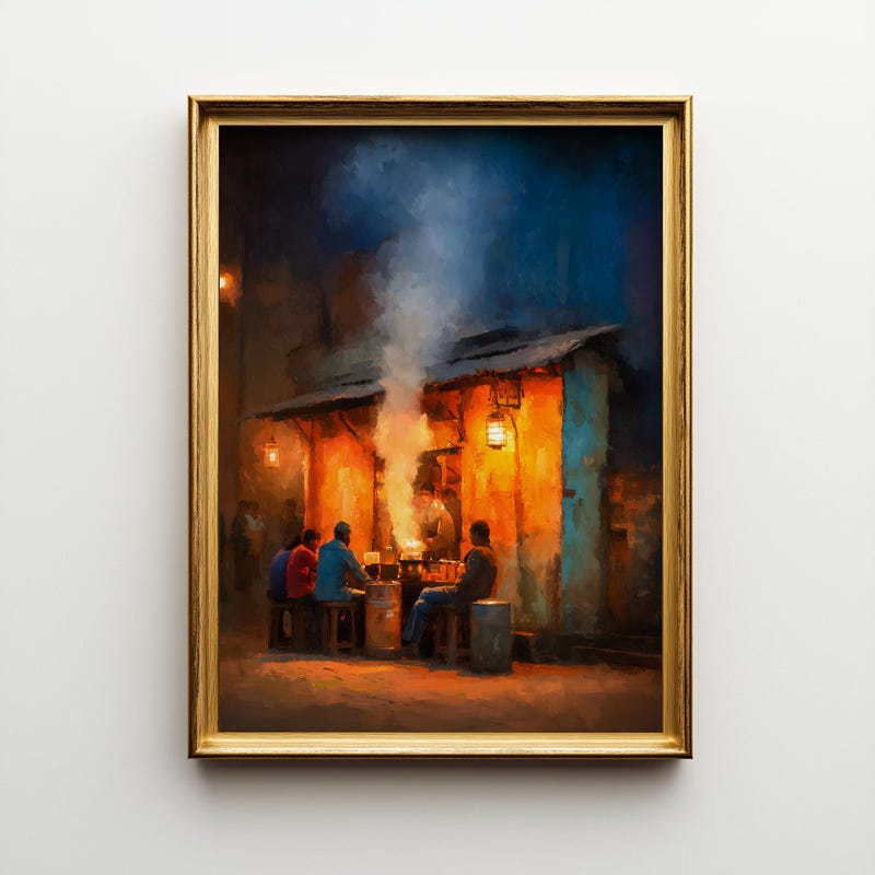 Chai Oil Painting - Etsy