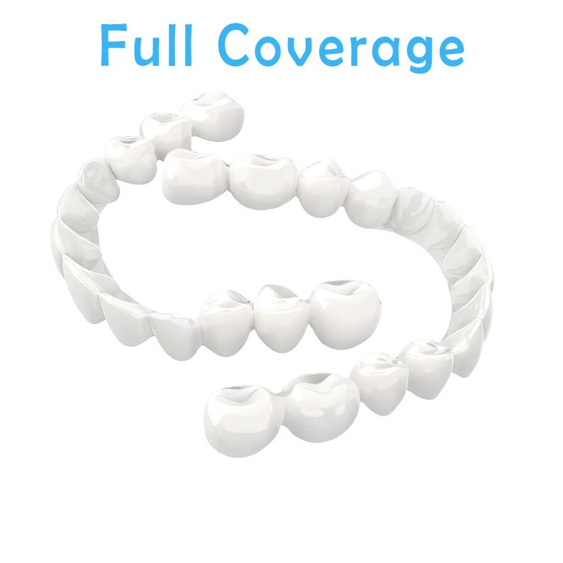Custom Teeth Whitening Veneers: At-home Impression Kit, Upper and Lower ...