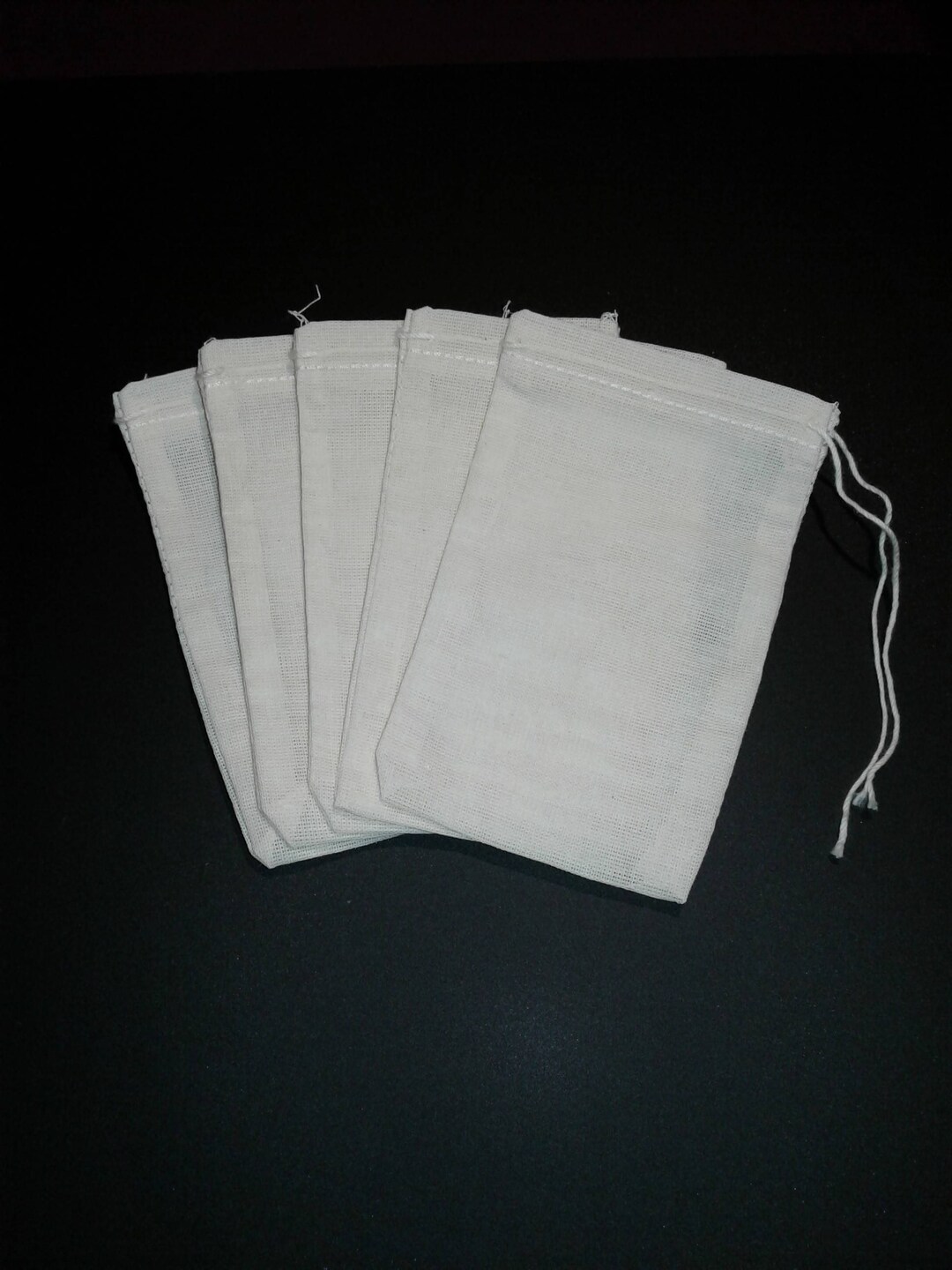 5 Reusable Cloth Food Bags - Etsy