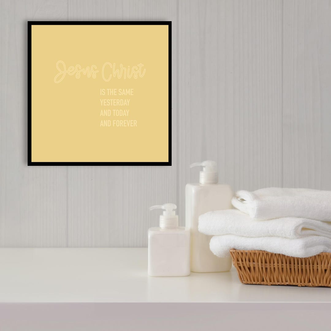 Bible Reference - Jesus Christ Is, Framed Print - Etsy