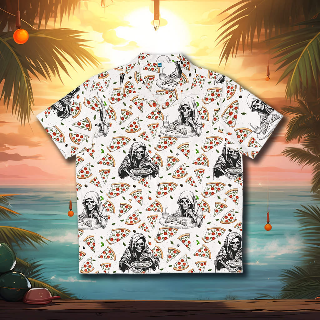 Pizza And Grim Reaper Pattern