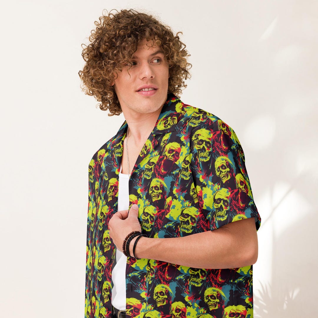 Andy Warhol-style Zombie Art Dress Shirt - Etsy