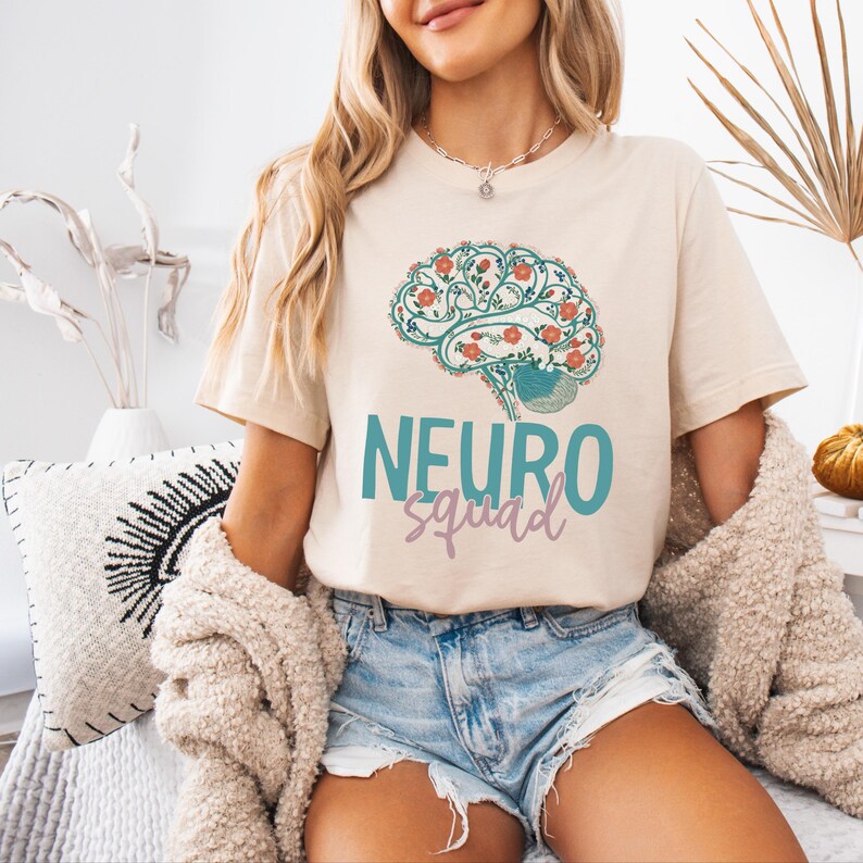 Neuro Squad Shirt, Neuroscience Tee, Neurology Shirts, Neuro Nurse ...