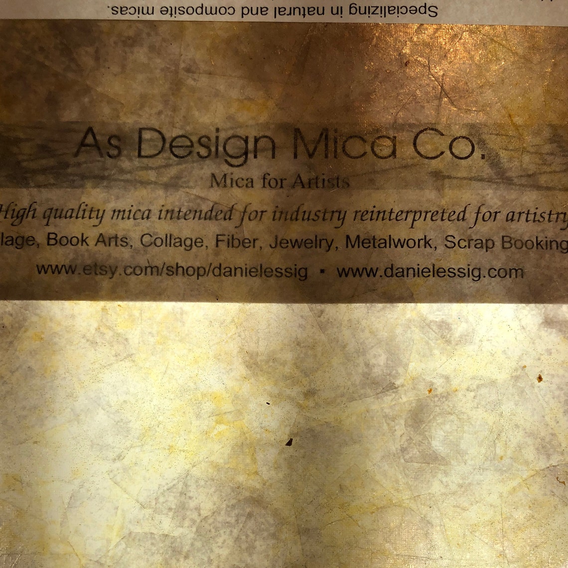 Sheet Mica 5 x 7 inches | Etsy