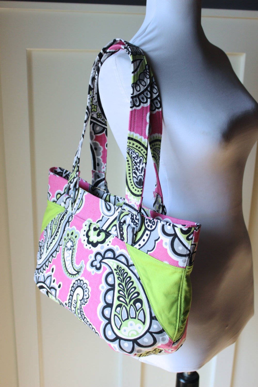 Pink Paisley Purse Shoulder Bag - Etsy