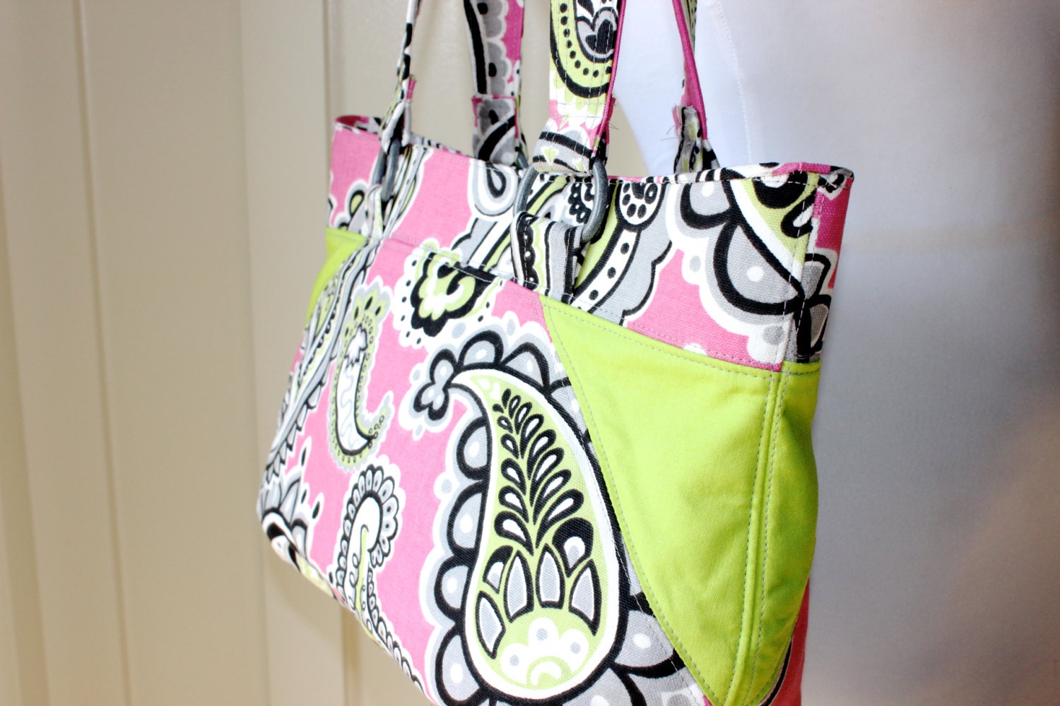 Pink Paisley Purse Shoulder Bag - Etsy