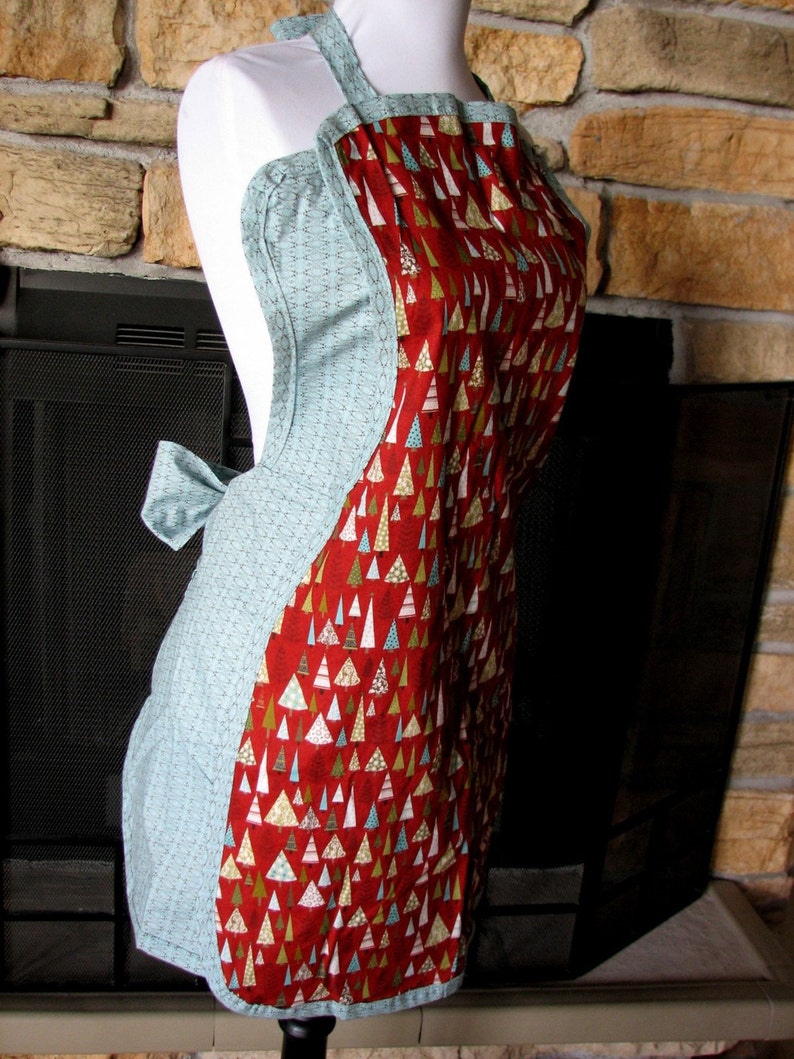 Funky Christmas Tree Full Petal Apron - Etsy