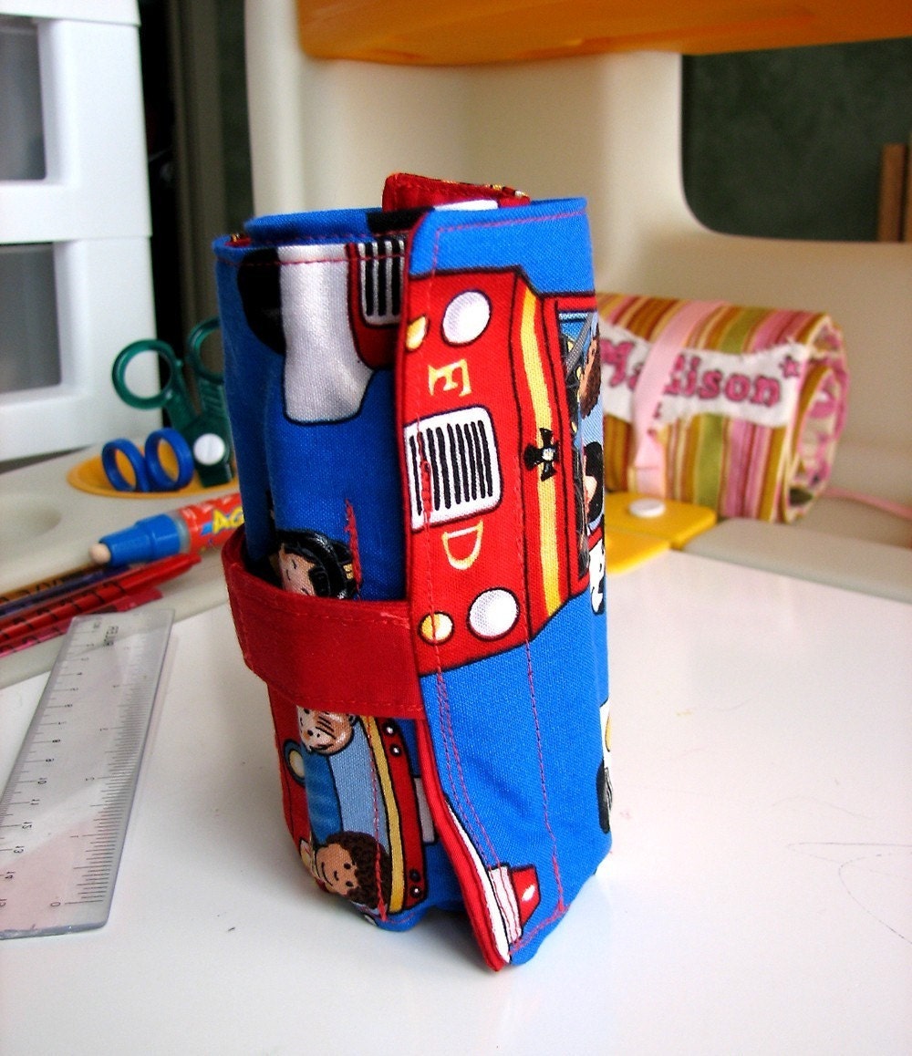 Personalized Crayon Roll - Etsy