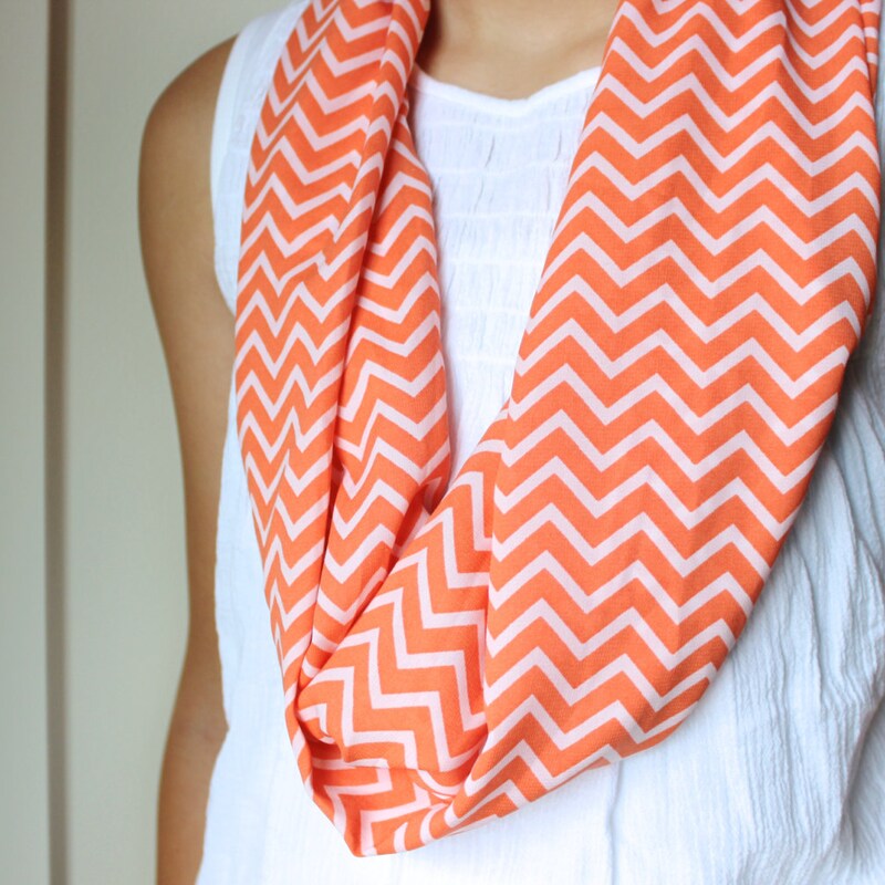 Chevron Infinity Scarf - Etsy