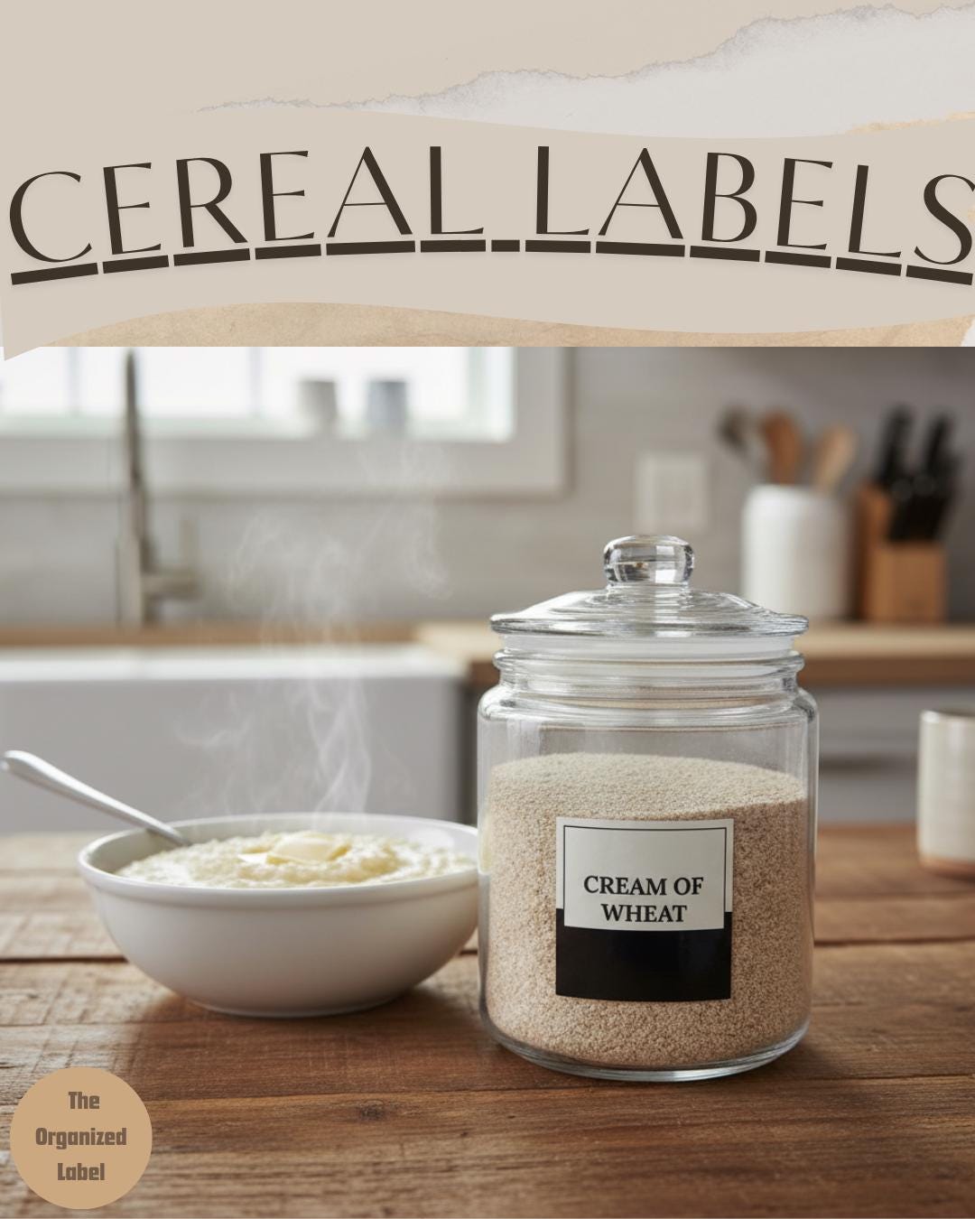 Must Have Cereal Pantry Labels + Free Set of 84 Best-if-used-by Labels ...