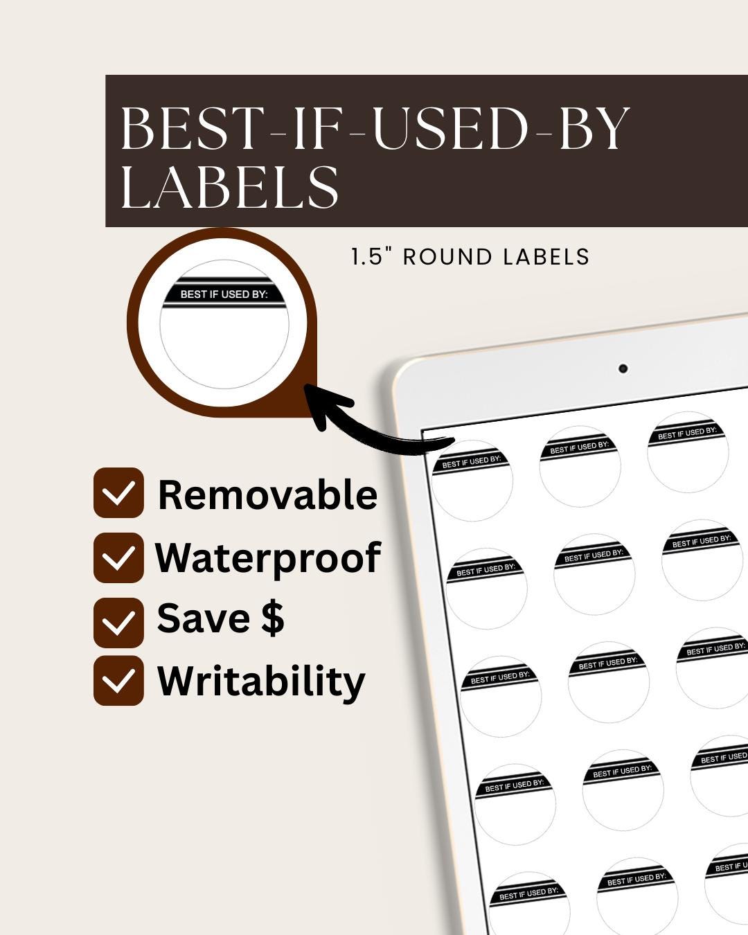 48 White and Black Food Expiration Date Labels • Pharmacy Expiration ...