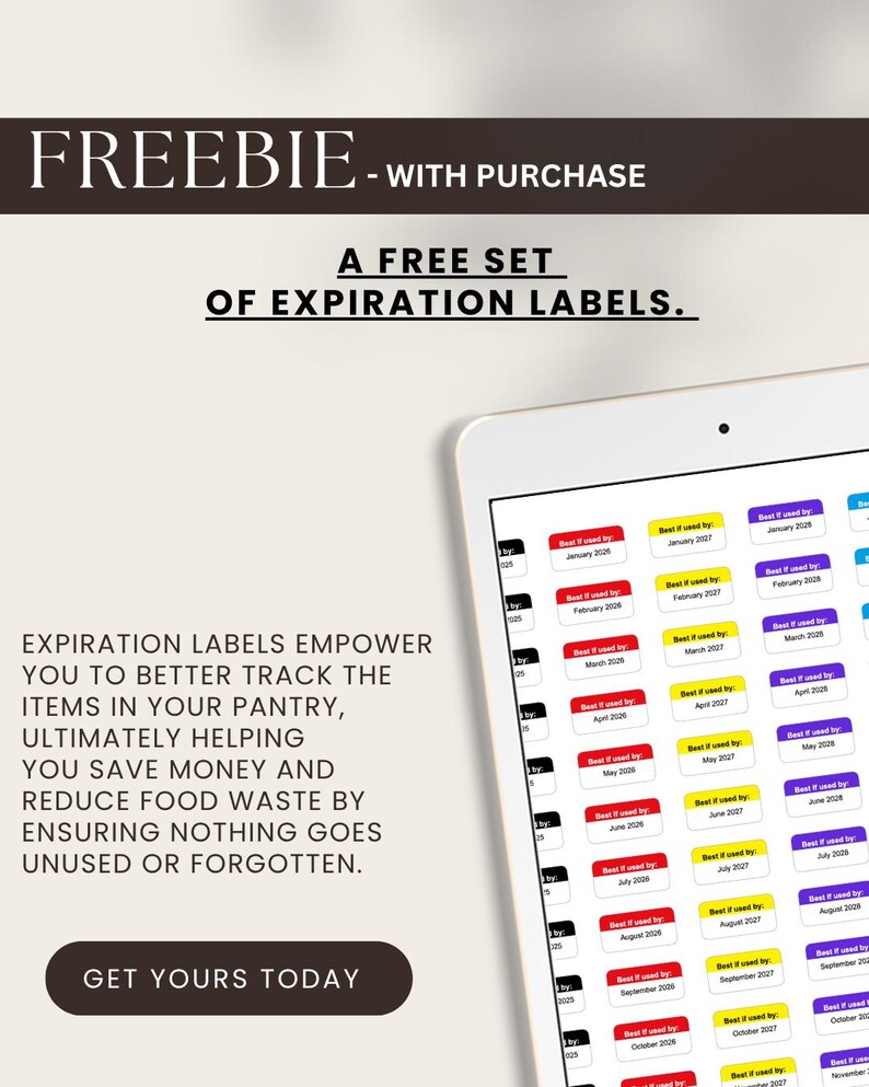 Coffee Station Labels • Waterproof, Smudge-proof, Removable - Etsy