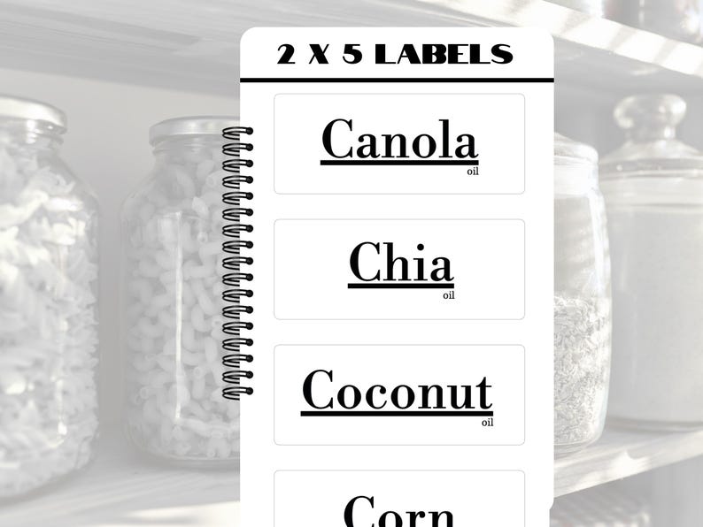 21 Oil & Vinegar Pantry Labels That Solve Problems. Plus, a Free Set of ...