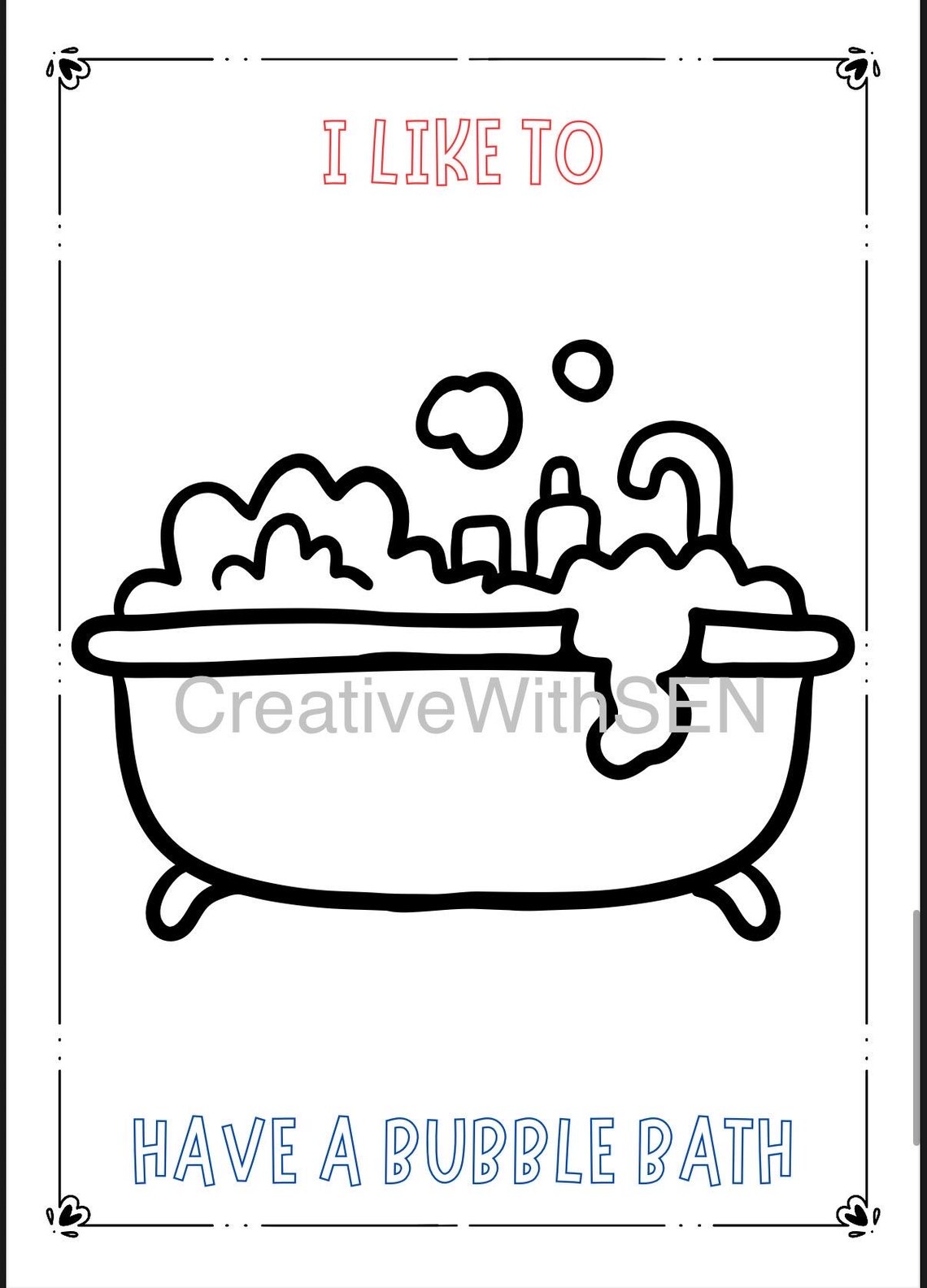 Life Skills - SEN Colouring Book - Etsy