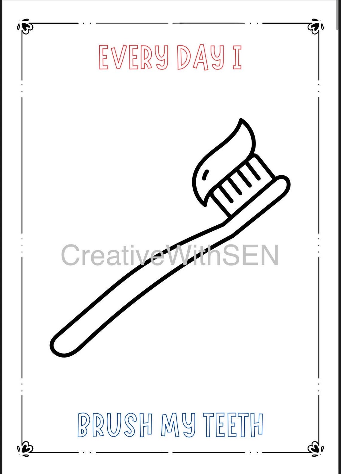 Life Skills - SEN Colouring Book - Etsy