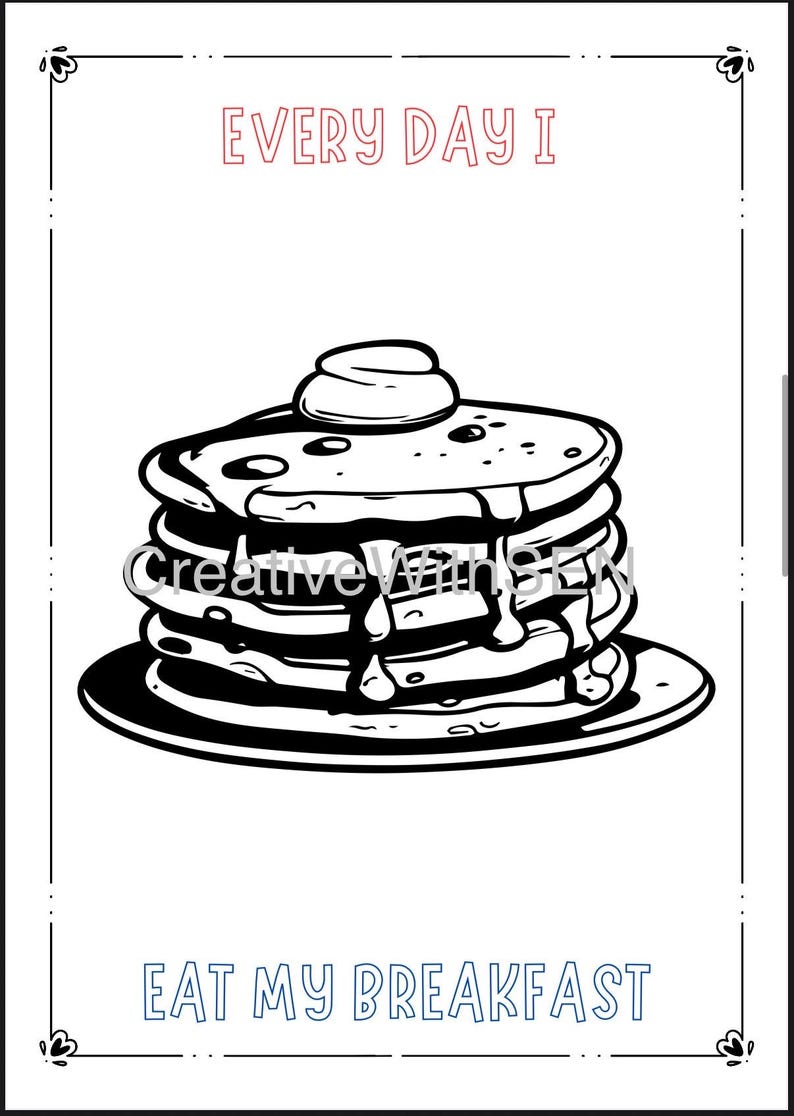 Life Skills - SEN Colouring Book - Etsy