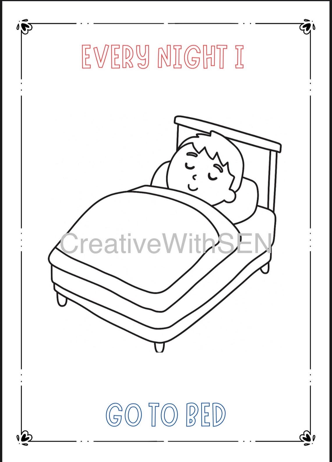 Life Skills - SEN Colouring Book - Etsy
