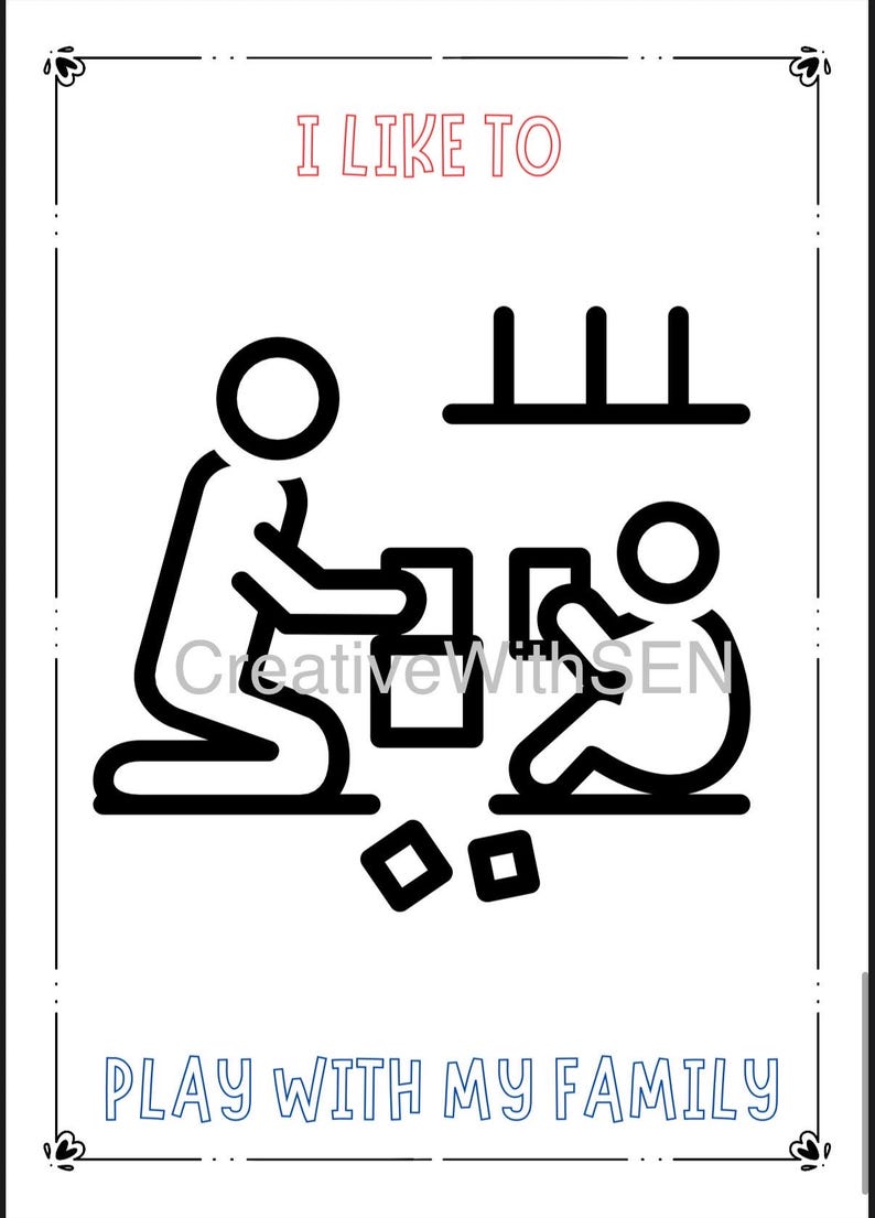 Life Skills - SEN Colouring Book - Etsy