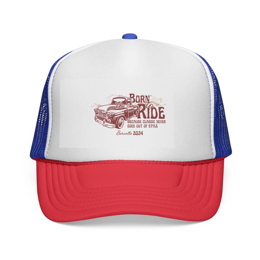 Classic Car Trucker Cap - Vintage Automotive Hat for Car Lovers ...