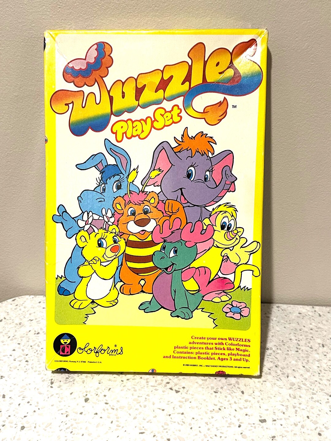 Wuzzles Colorforms Play Set (1985) - Etsy