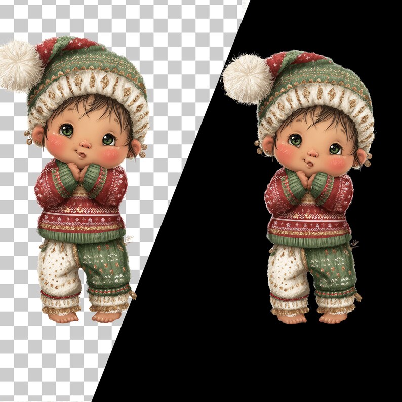 My First Christmas Clipart :1st Christmas Watercolor (digital Download ...