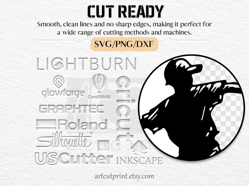 Boy Baseball Pitcher SVG PNG DXF – Teenager Softball Player Silhouette ...