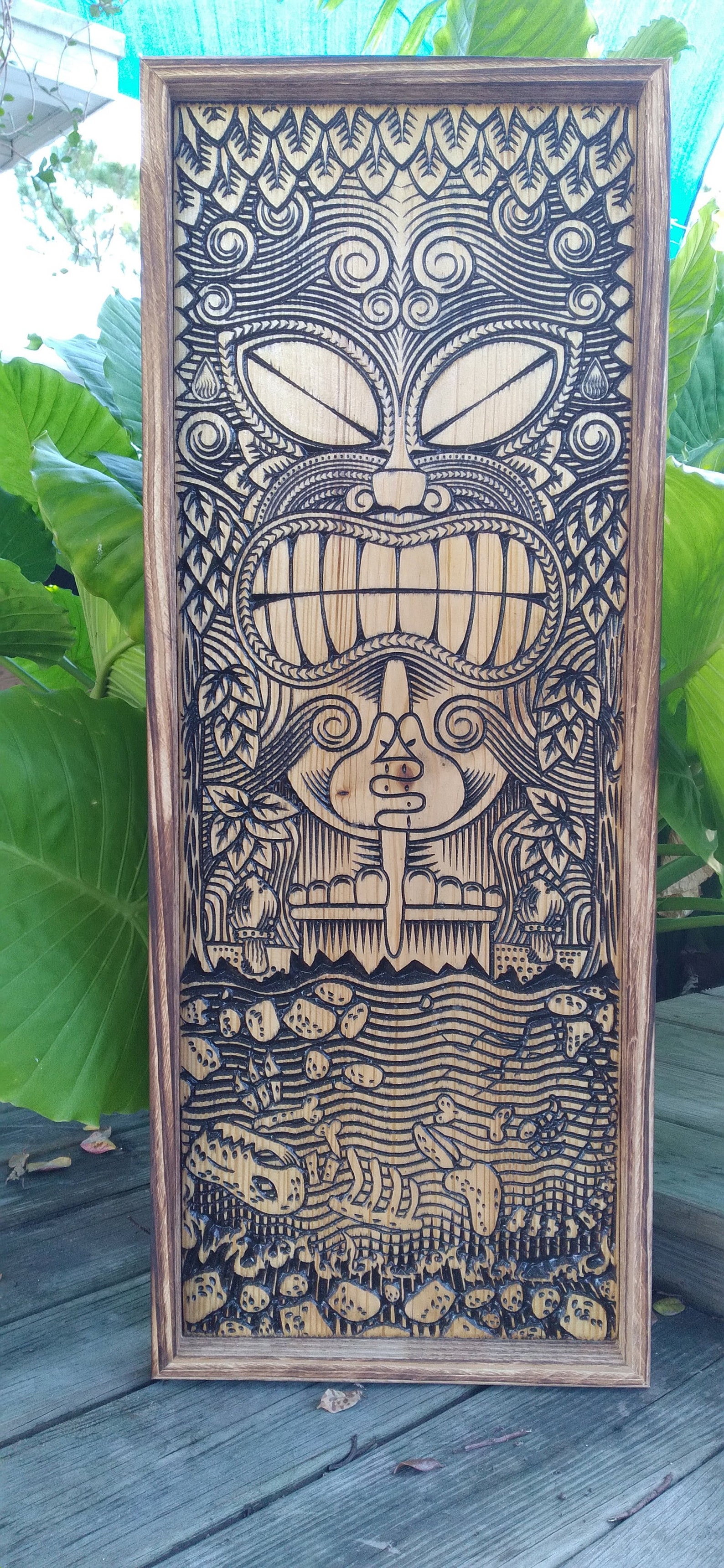 Tiki Wall Art Land - Etsy