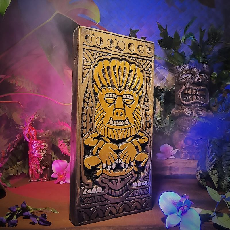 Halloween Tiki Carving - Etsy