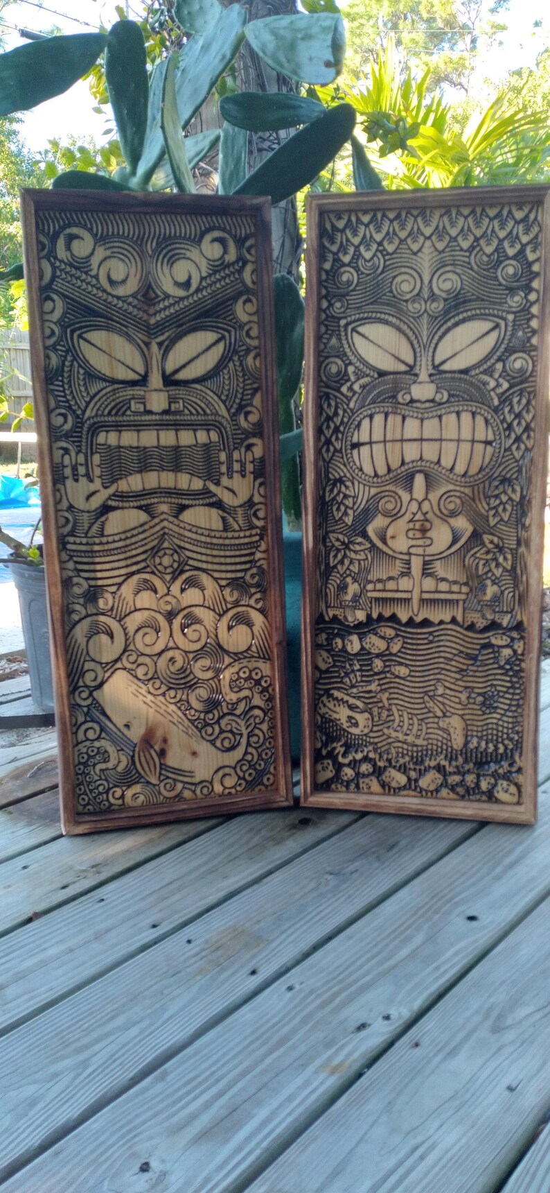 Tiki Wall Art Land - Etsy
