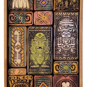Wolfman Tiki Wood Carvings - Etsy