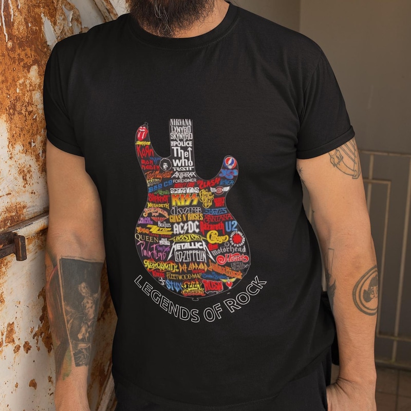 Rock Style Tops for Men - Etsy