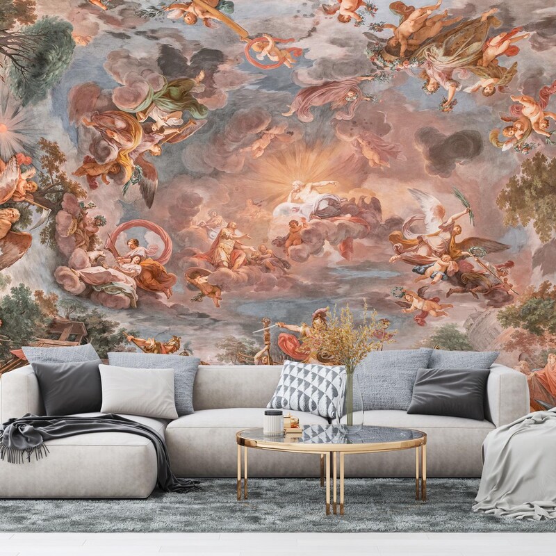 Ceiling Mural Wallpaper - Etsy