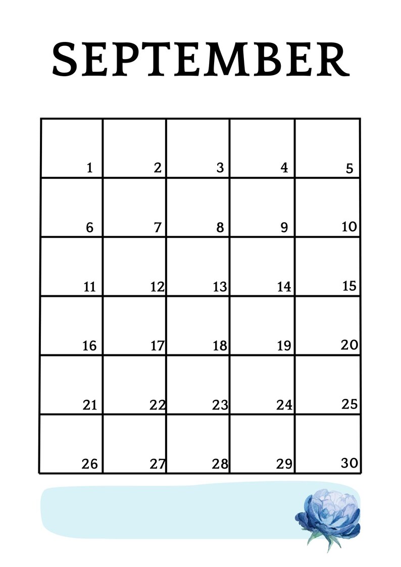 Digital Monthly Calendar, 2026 Calendar - Etsy UK