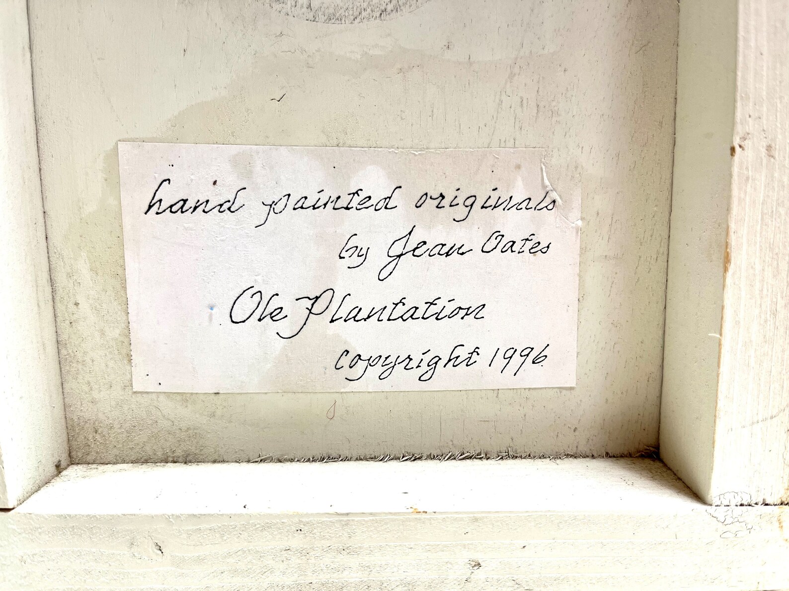 Vintage Wood Mantel Clock With Herbs, Handmade and Hand-painted by ...