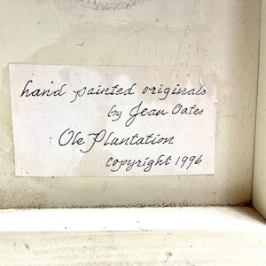 Vintage Wood Mantel Clock With Herbs, Handmade and Hand-painted by ...