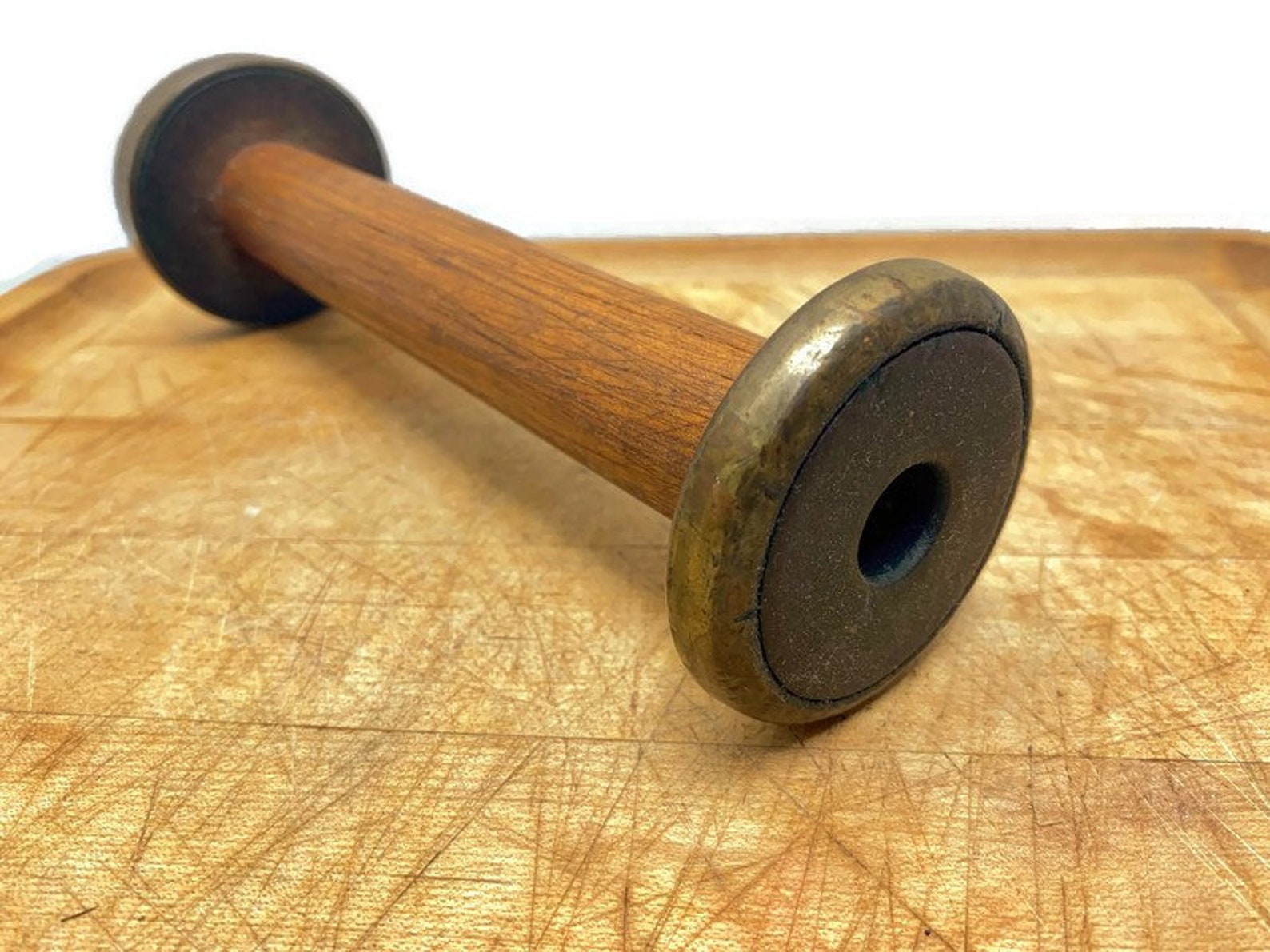 Thread Spools Collection of 5 Vintage Textile Spindles - Etsy