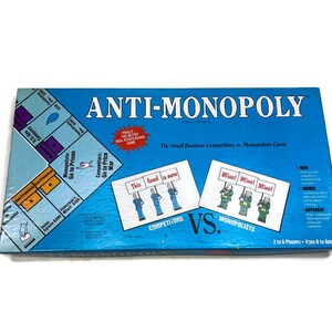 Anti-monopoly, Vintage 1989 Board Game for Families, Parties, Kids, the ...