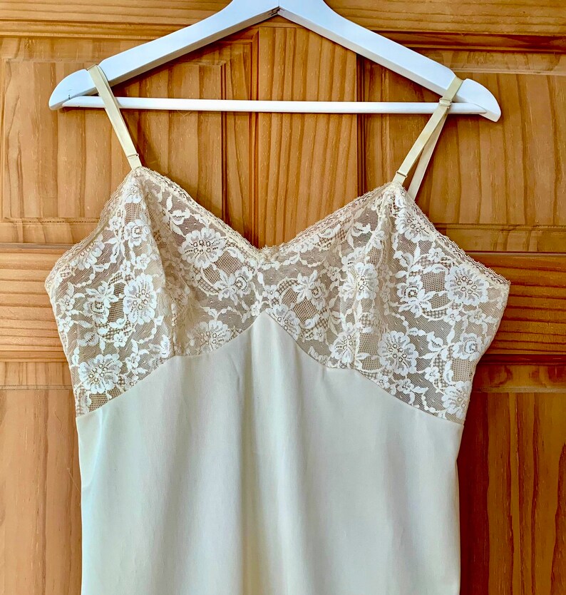 Camisole Half Slip Top Vintage Vanity Fair Lingerie Ivory - Etsy