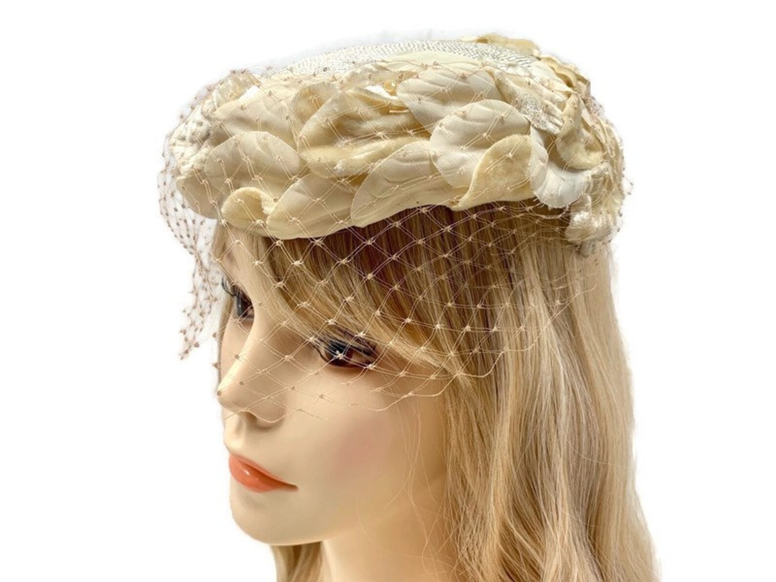 1950s Pillbox Hat With Veil Vintage Design by Draper New - Etsy