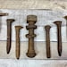 Antique Railroad Bolts & Spikes, Vintage Blacksmith Hardware for ...