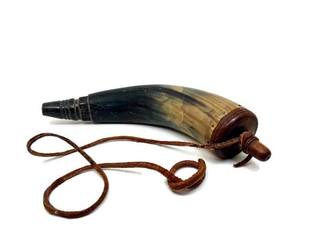Vintage Reproduction Powder Horn: Americana Western Decor - Etsy
