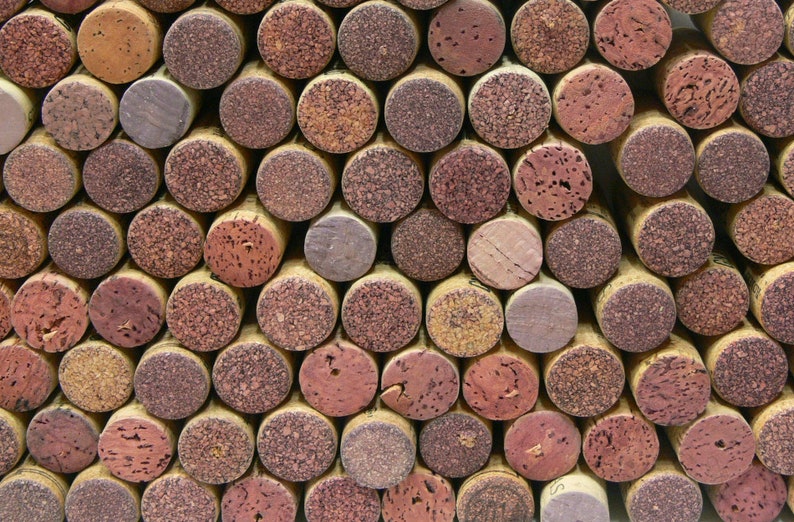 150 Wine Corks Used Real and Synthetic Cork Red Wine Stains | Etsy