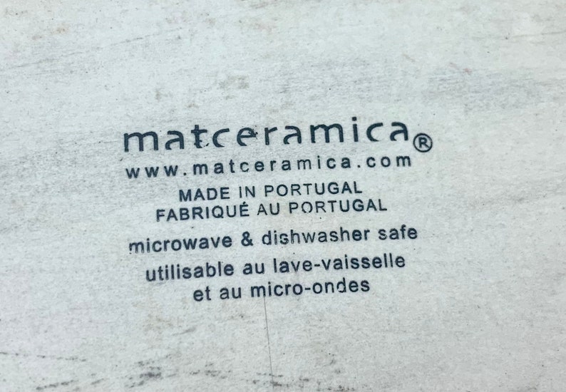 Vintage Matceramica Serving Bowl: White Stoneware Oval Fruit Bowl - Etsy