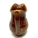 Antique Rockingham Pitcher Brown Glazed Pottery With Raised - Etsy