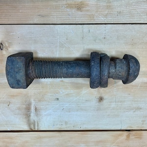Antique Railroad Bolts & Spikes, Vintage Blacksmith Hardware for ...